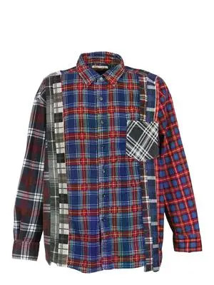 Needles Patchwork Shirt - Blue