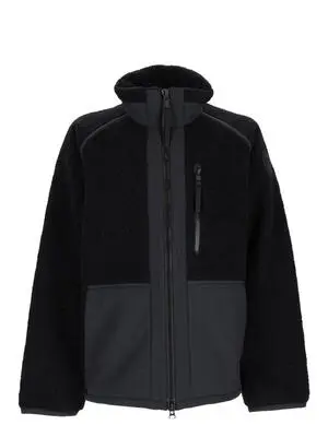 Canada Goose Zip Up Textured Jacket - Black
