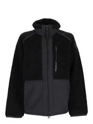 Canada Goose Zip Up Textured Jacket - Black