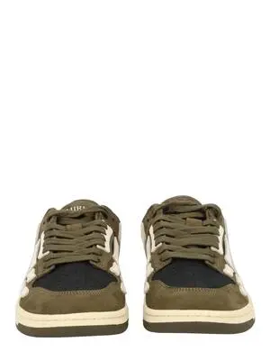Amiri Leather Lace Up Sneakers - Black