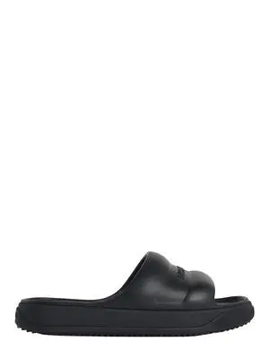 Moncler Altive' Rubber Slides - Black