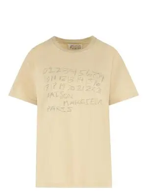 MAISON MARGIELA Cotton T-shirt - Cream