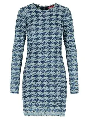 DIESEL® Two-tone Cotton Dress - Blue
