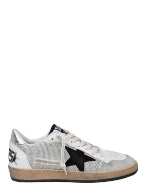 GOLDEN GOOSE Ballstar Sneakers In Leather - White