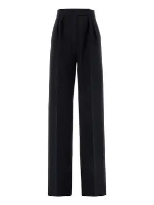 Max Mara Wool Blend Secolo Pant - Black