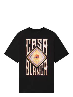 Casablanca Hermons Mirage Short Sleeve T-shirt - Black