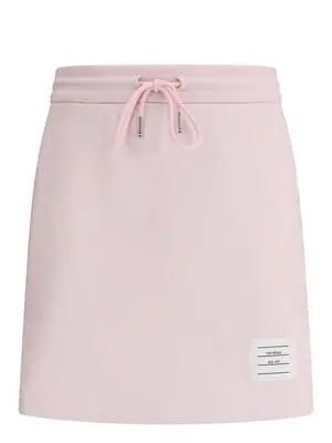 Thom Browne Cotton Mini Skirt - Pink