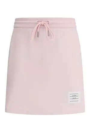Thom Browne Cotton Mini Skirt - Pink