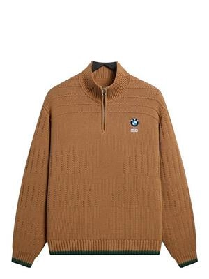Kith X Bmw Ansel Quarter Zip Sweater - Desert