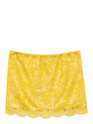 Saint Laurent Saint Laurent Women Laced Mini Skirt Multicolor