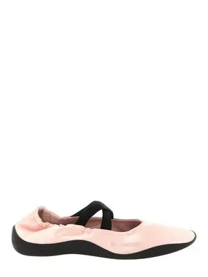 Balenciaga Shibuya Satin Ballet Flats - Pink
