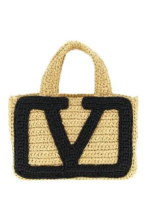 Valentino Garavani Viva Superstar Small Shopping Bag - Black