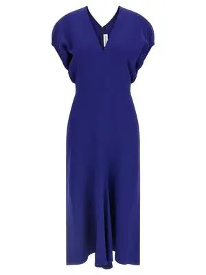 Victoria Beckham Edith Midi Dress - Blue