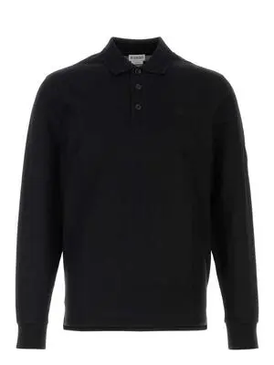 Burberry Piquet Polo Shirt - Black