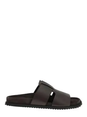 Dolce & Gabbana Leather Sandals - Brown