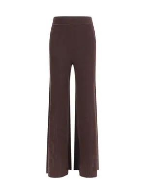 Loro Piana Camino Cashmere And Silk Pants - Brown