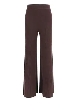 Loro Piana Camino Cashmere And Silk Pants - Brown