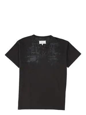 MAISON MARGIELA MAISON MARGIELA Cotton Graphic T-shirt Black