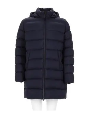 Herno Hooded Padded Coat - Blue