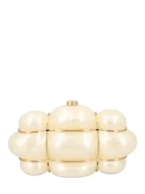 Cult Gaia CULT GAIA Acrylic Clutch Cream