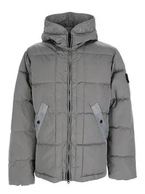 Stone Island STONE ISLAND Hooded Jacket Gray