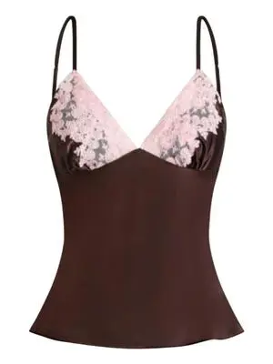 SCARLETT GASQUE Jayne Camisole - Brown