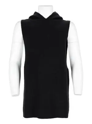 Rick Owens Hooded Sleeveless Pullover - Black
