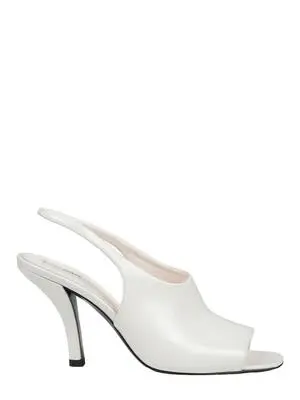 TOTEME Contour Slingback Sandals - White