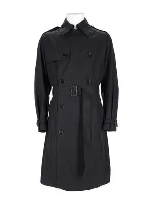 BOSS Double-breasted Belted Trench Coat - Multicolor