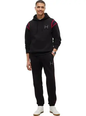 Tommy Hilfiger H-logo Patch Sweatpant - Black