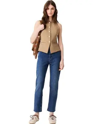 MAJE Maje Long Tailored Waistcoat