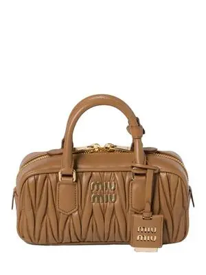 Miu Miu Arcadie Bag In Quilted Nappa - Multicolor