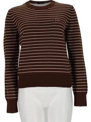 A.p.c. A.P.C. Striped Cotton Sweater Multicolor