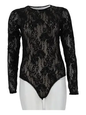 Zimmermann Lace Bodysuit - Black