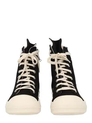 Rick Owens High Top Sneakers - Black