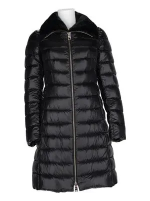 Herno Quilted Long Puffer Coat - Black