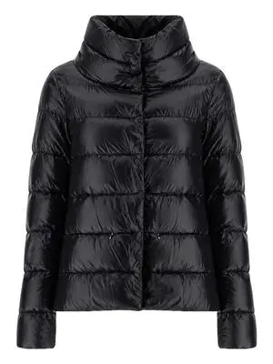 Herno Ultralight Nylon Puffer Jacket - Black