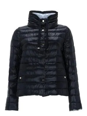 Herno Reversible High Neck Puffer Jacket - Blue