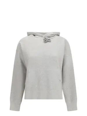 Prada Cotton Fleece Hoodie - Grey
