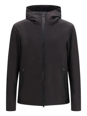 Woolrich Pacific Soft Shell Hooded Jacket - Black