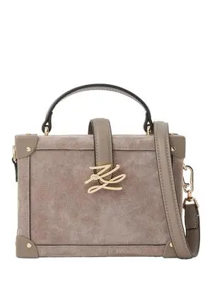 KARL LAGERFELD KARL LAGERFELD Suede Trunk Bag