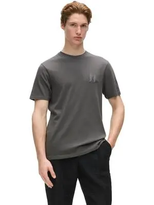 Karl Lagerfeld Monogram Wool-blend T-shirt - Shadow