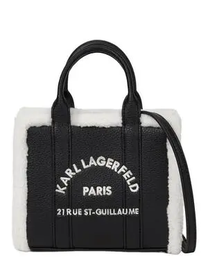 Karl Lagerfeld KARL LAGERFELD Rue St-Guillaume Mini Tote Bag Black