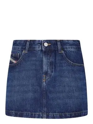 DIESEL® Mini Skirt De-ron - Blue