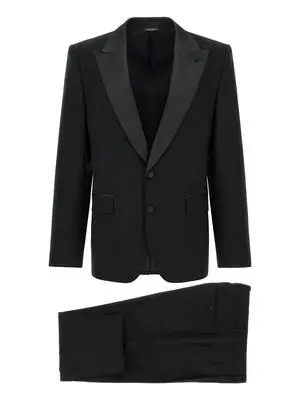 DOLCE & GABBANA 'sicilia Light' Tuxedo Dress