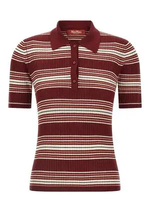 MAX MARA MAX MARA STUDIO MstTallero Striped Polo Shirt