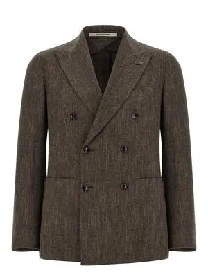 Tagliatore Montecarlo' Blazer - Brown