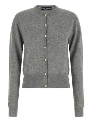 DOLCE & GABBANA DOLCE & GABBANA Logo Buttons Cardigan