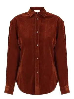 NUDE Velvet Shirt - Red