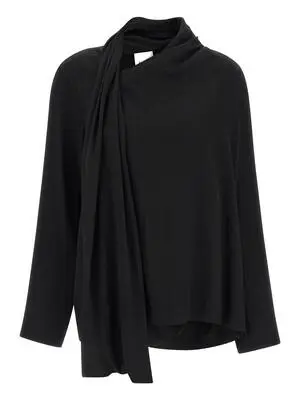NUDE Draped Panel Blouse